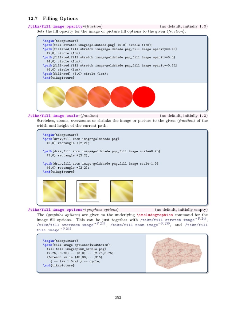 12.7 Filling Options: /tikz/fill Image Opacity | PDF