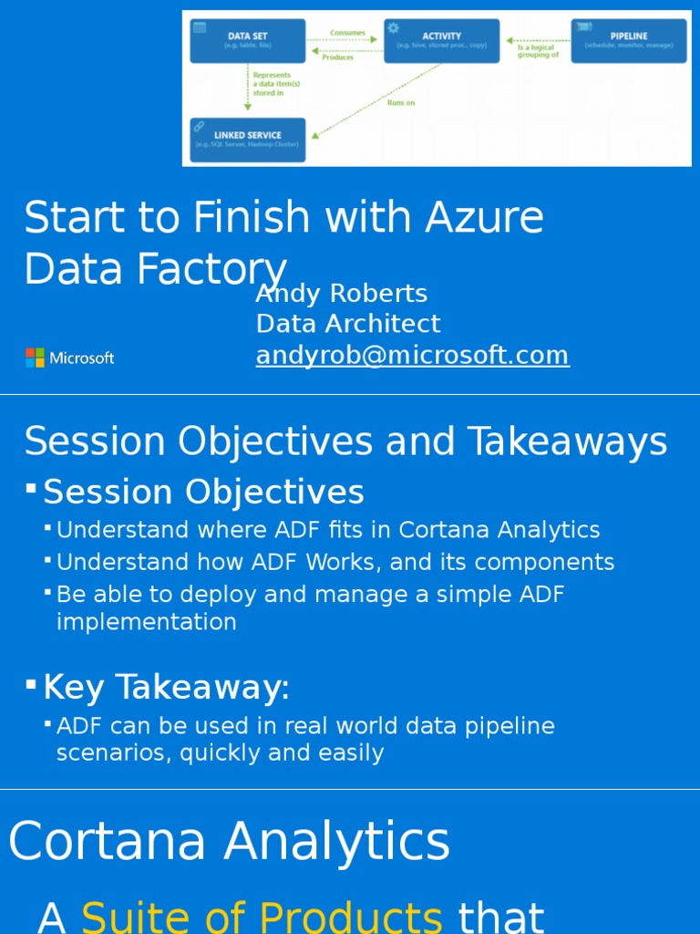 Start To Finish With Azure Data Factory | PDF | Microsoft Sql Server | Apache Hadoop