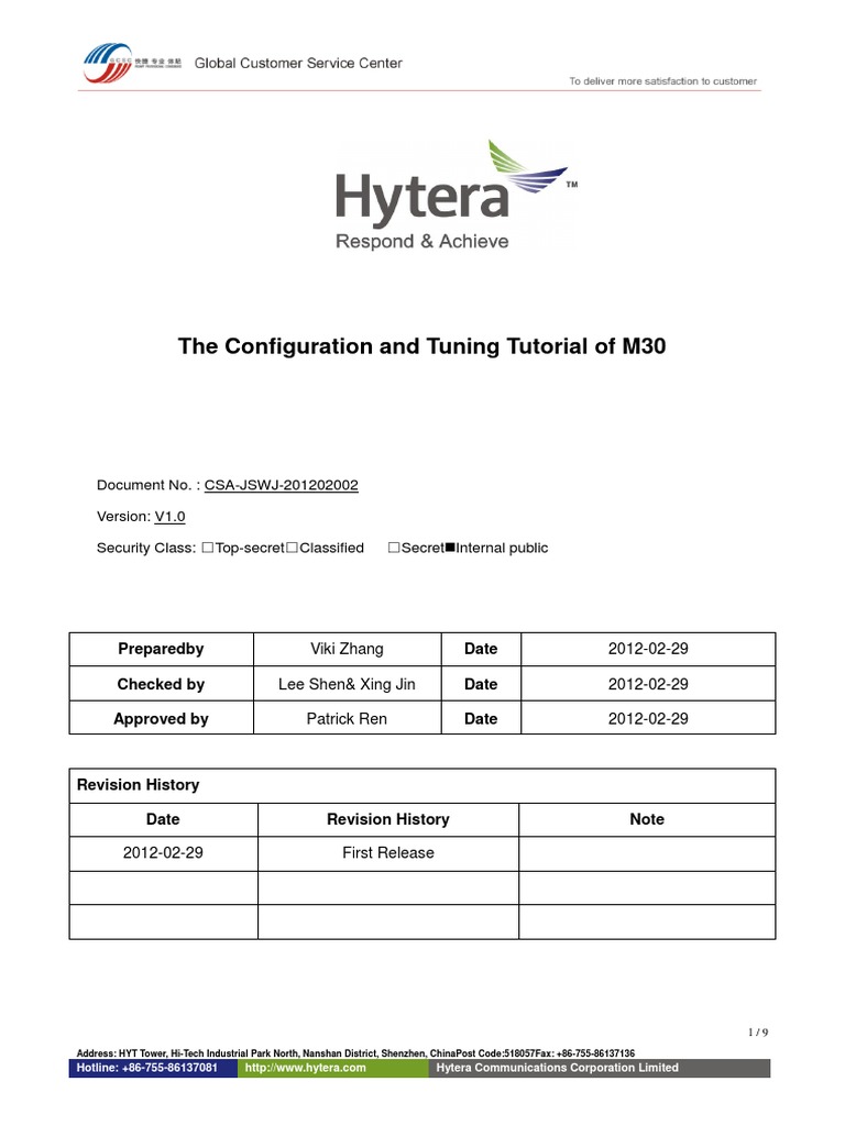 M30 ZETRON The Configuration and Tuning Tutorial PDF | PDF | Public ...