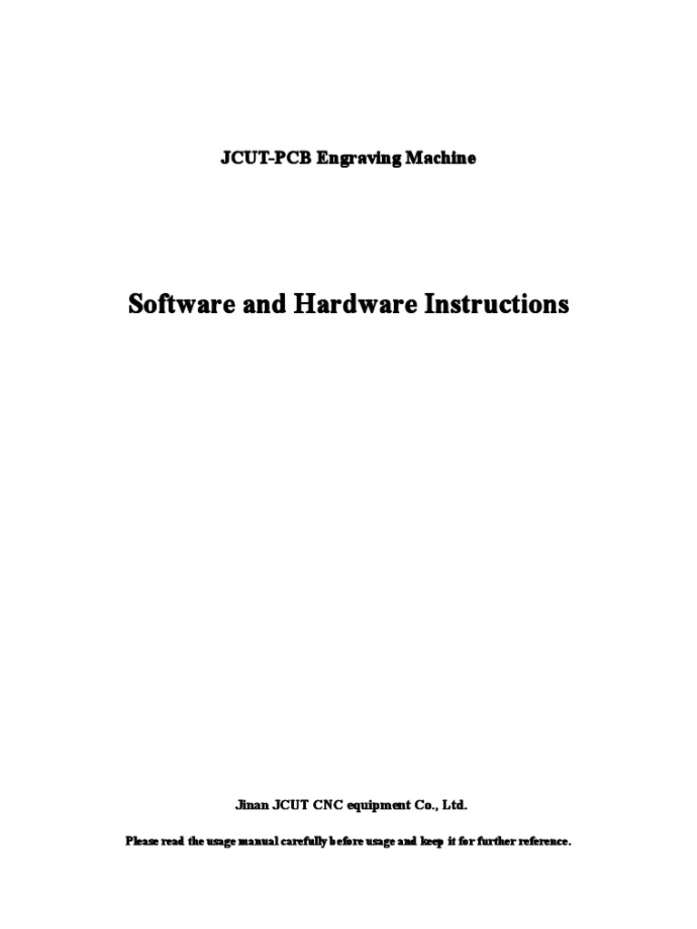 PCB CNC Router Manual | Download Free PDF | Printed Circuit Board | Drill