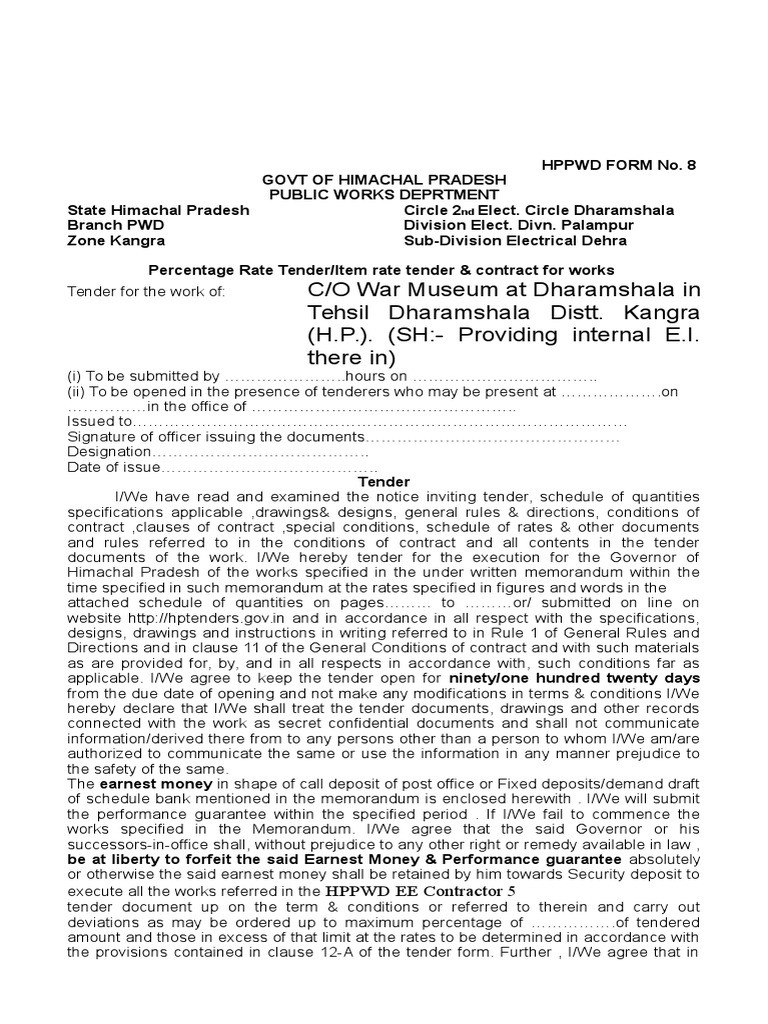 HPPWD Form No | PDF | Money | Virtue