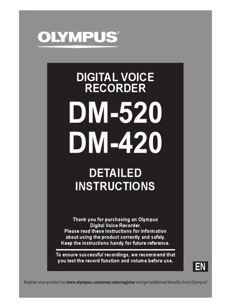 DM-520 DM-420 Detailed Instructions en | PDF | Battery (Electricity ...