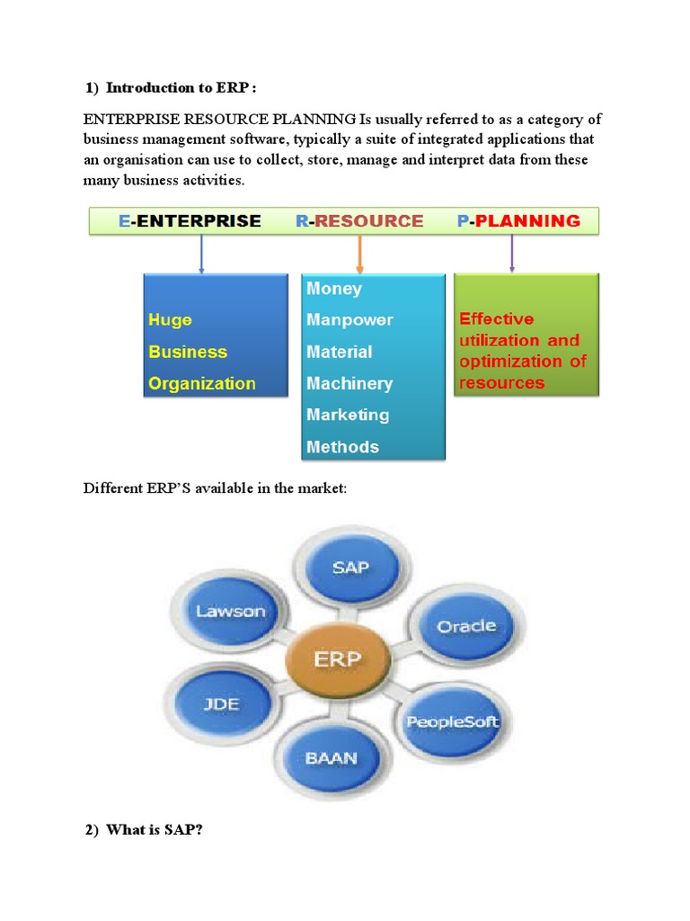 SAP Documentation | PDF | Sap Se | Enterprise Resource Planning
