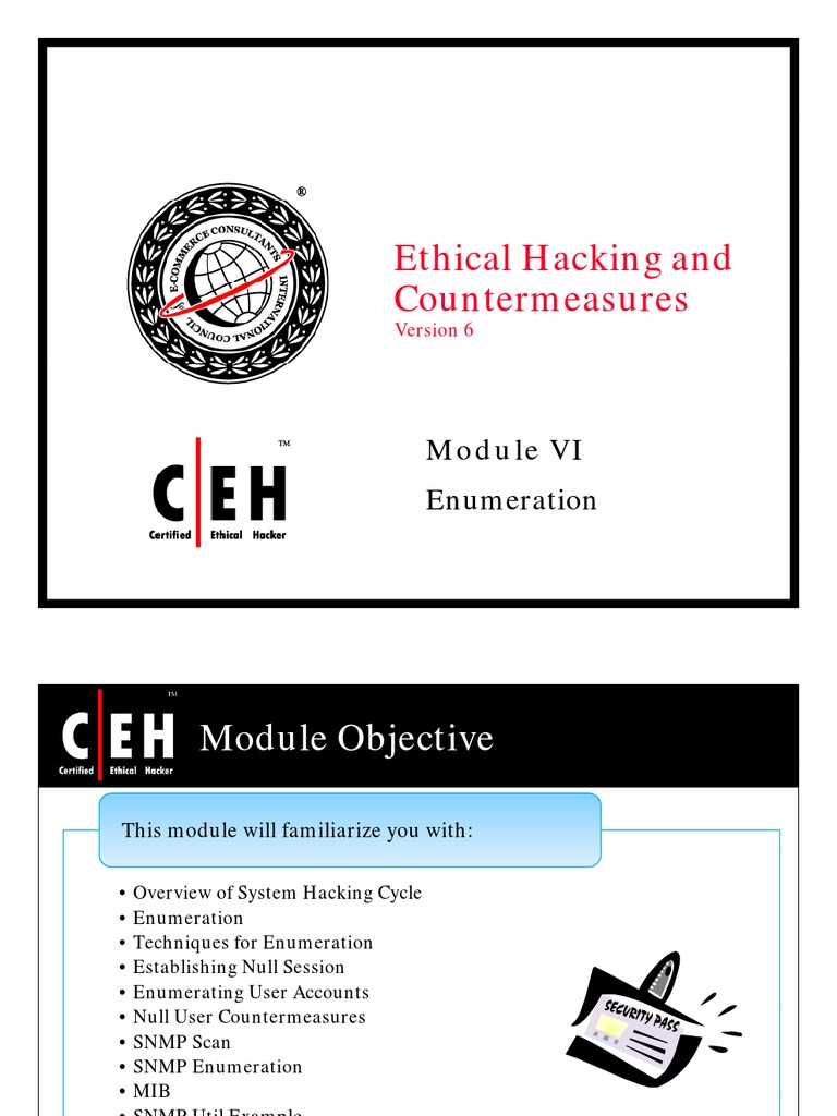 CEH Module 06: Enumeration | PDF | Network Protocols | Digital Technology