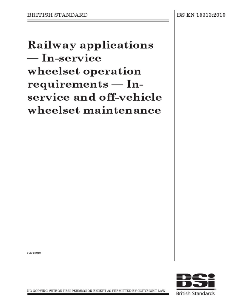 BS en 15313-2010 PDF | PDF | Nondestructive Testing | Mechanical ...