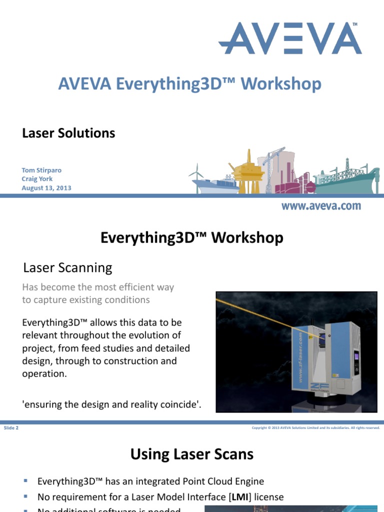 AVEVA Everything3D Laser Solutions | PDF | Tab (Gui) | Databases