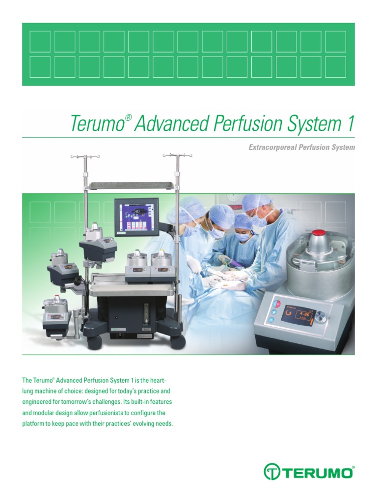 Terumo Advanced Perfusion System 1 | PDF | Computer Monitor | Sensor