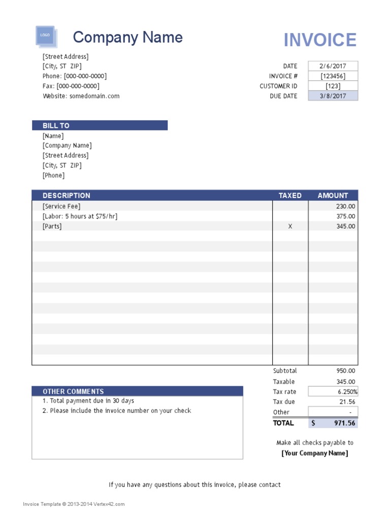 Invoice Template | Download Free PDF | Invoice | Cheque