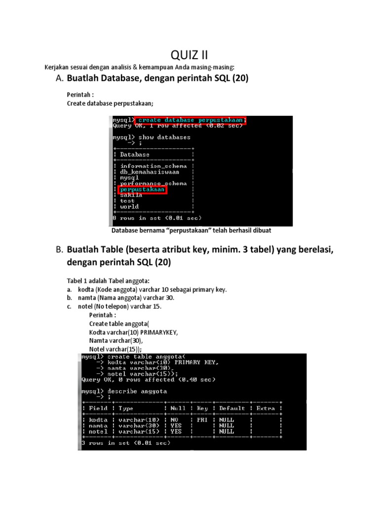 Tugas 3 Perancangan Basis Data | PDF