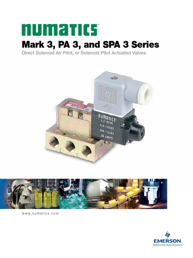 Numatics Series Mark3 Valve Catalog | PDF | Electrical Connector | Valve
