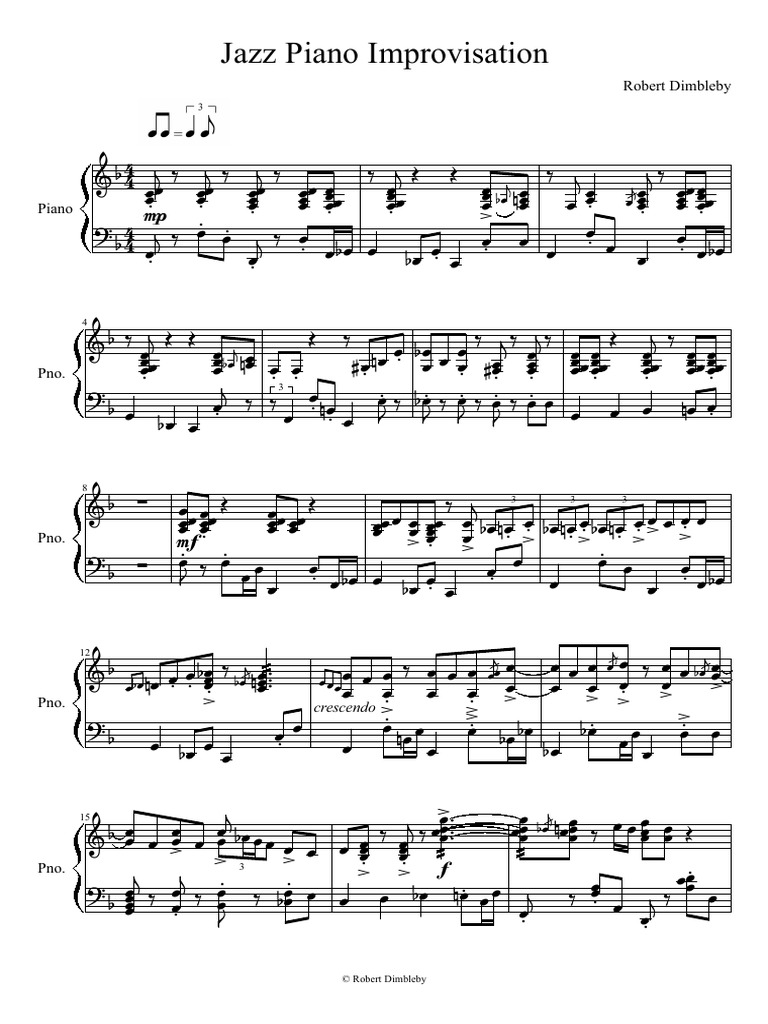Jazz Piano Improvisation 2 Jazz Modernism Music