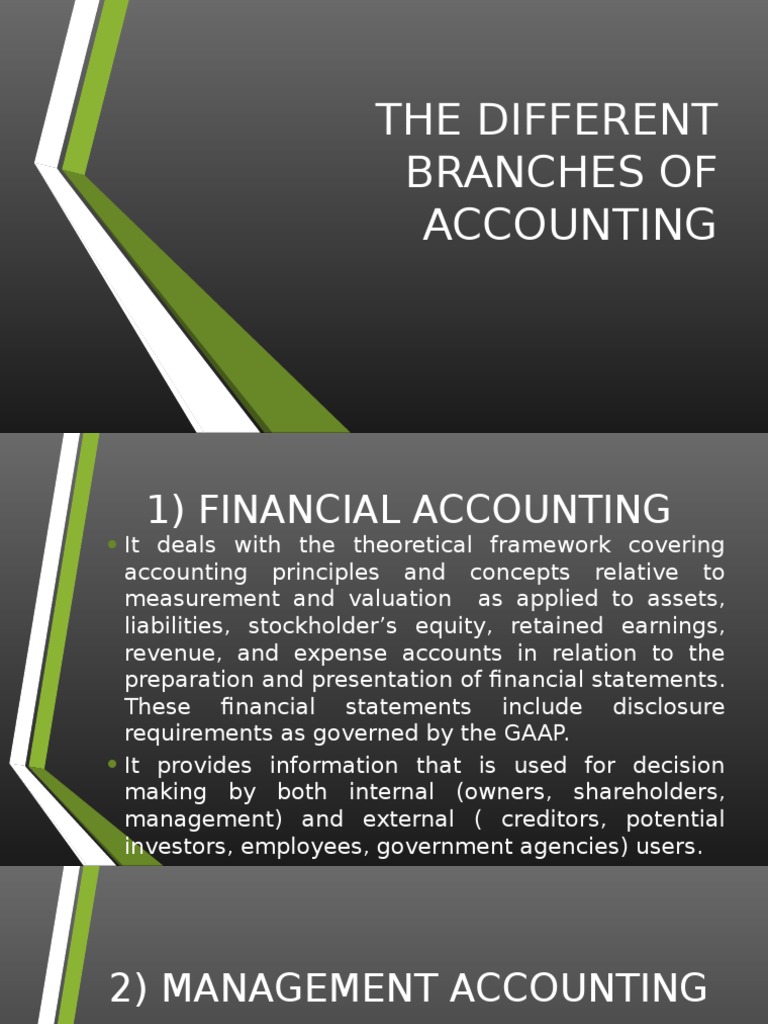 An Overview of the Different Branches of Accounting and Their Roles in ...