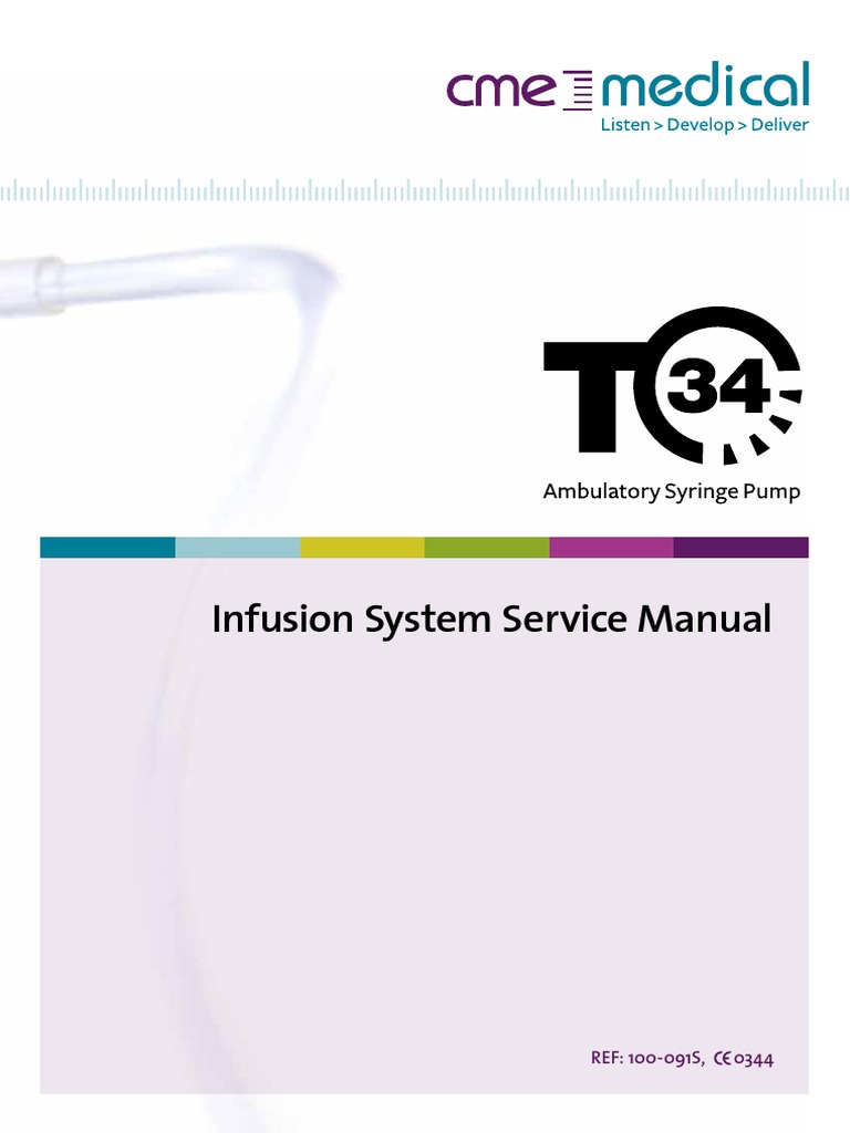 T34 Syringe Pump Service Manual | PDF | Electric Motor | Intravenous ...