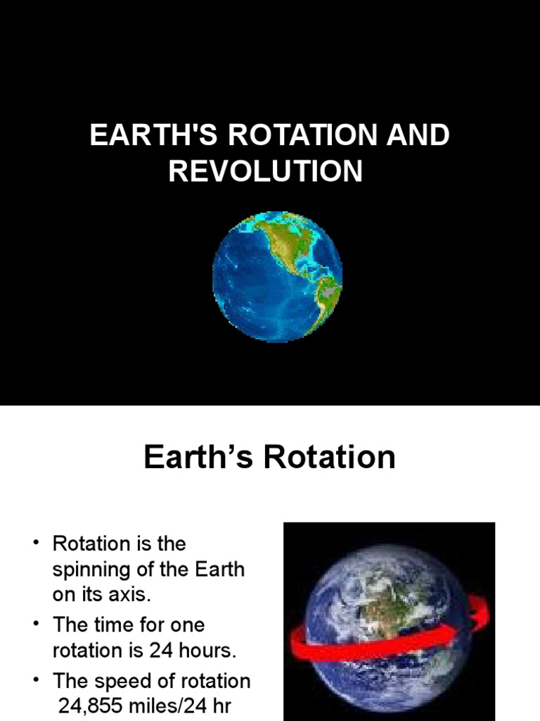 Earth's Rotation & Revolution Explained | PDF