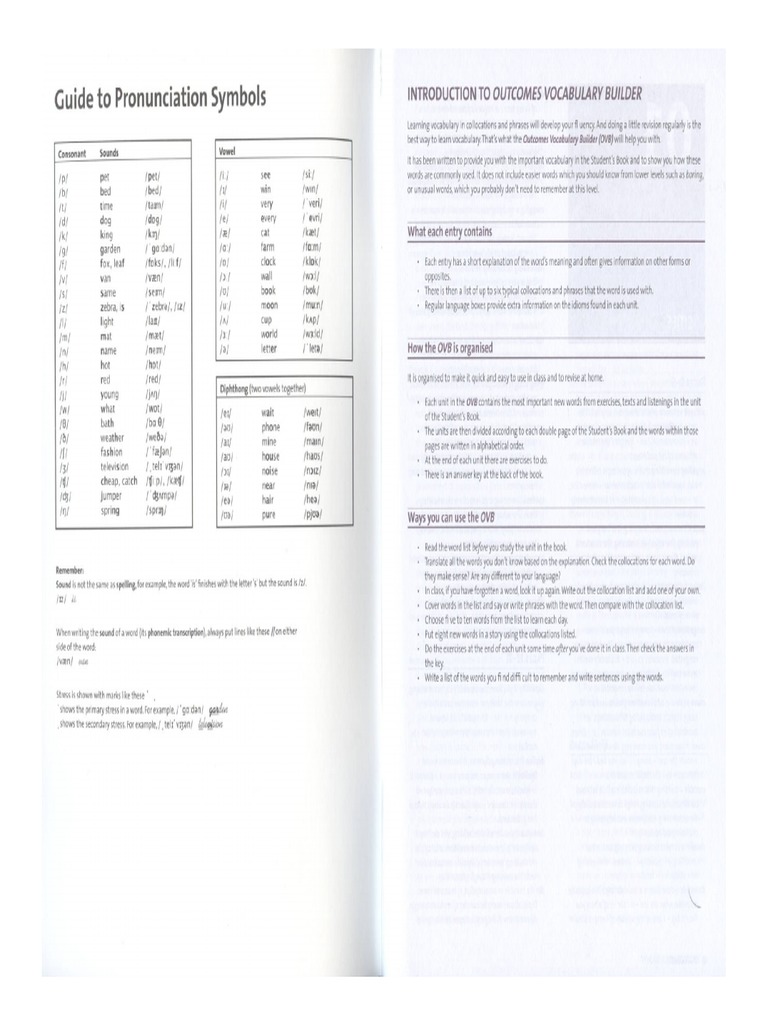Outcomes Advanced Vocabulary Builder PDF | PDF