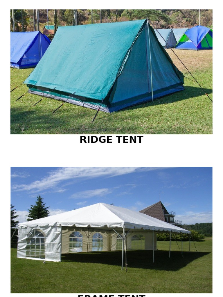 Jenis-Jenis Khemah | PDF