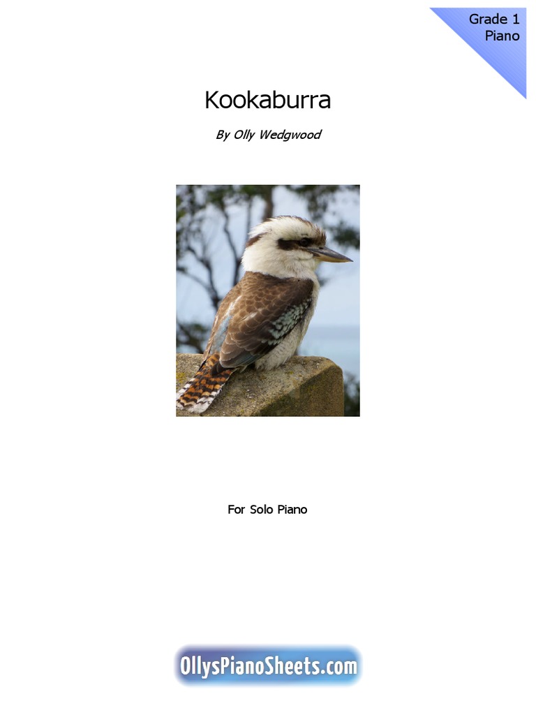 Kookaburra Piano Sheet Music | PDF