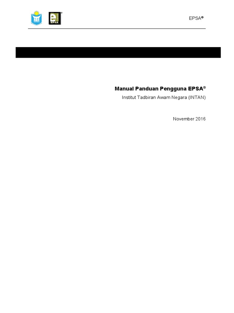 Panduan Pengguna Epsa | PDF | Komputer