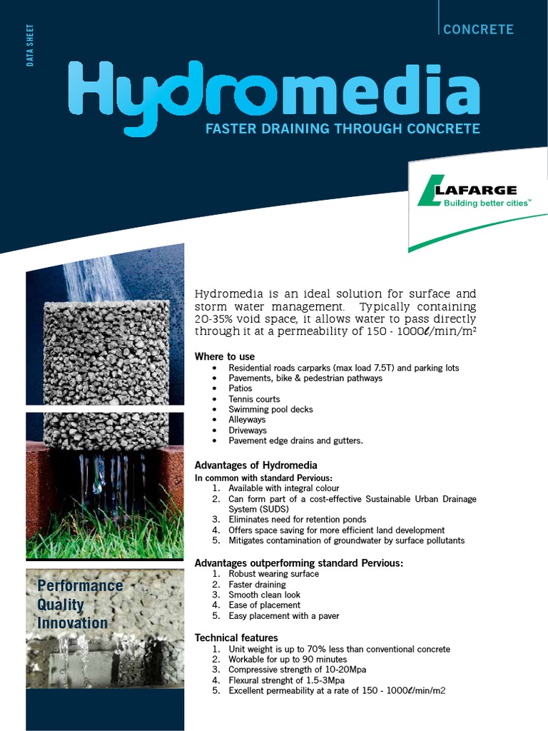 HydroMedia 01 | PDF | Road Surface | Concrete