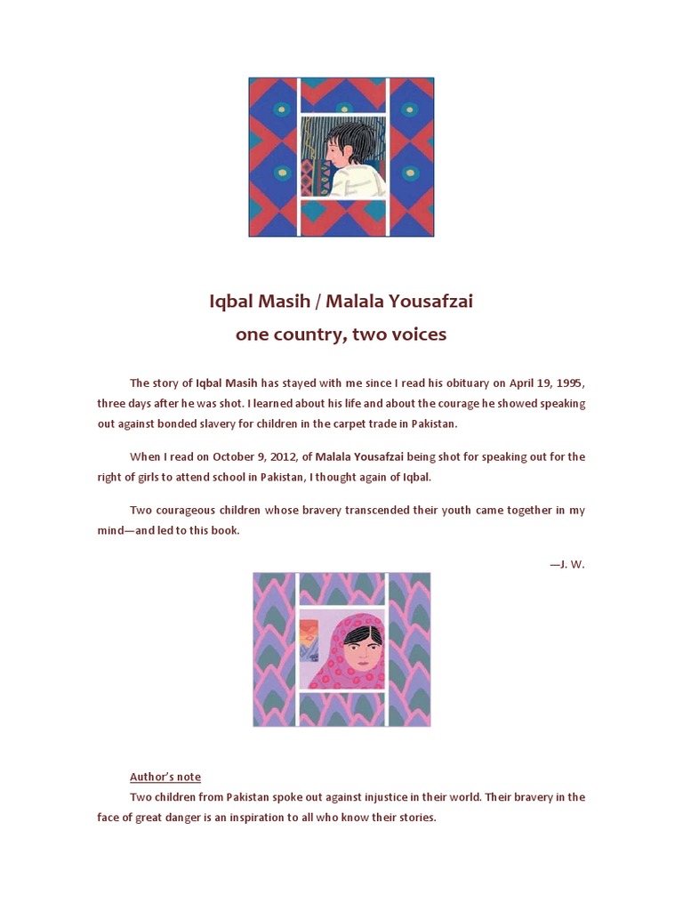 Iqbal Malala | PDF | Malala Yousafzai | Violence
