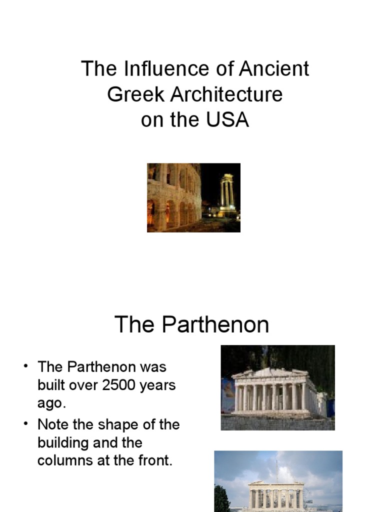 Greek Architecture Powerpoint | PDF | Art | Social Science