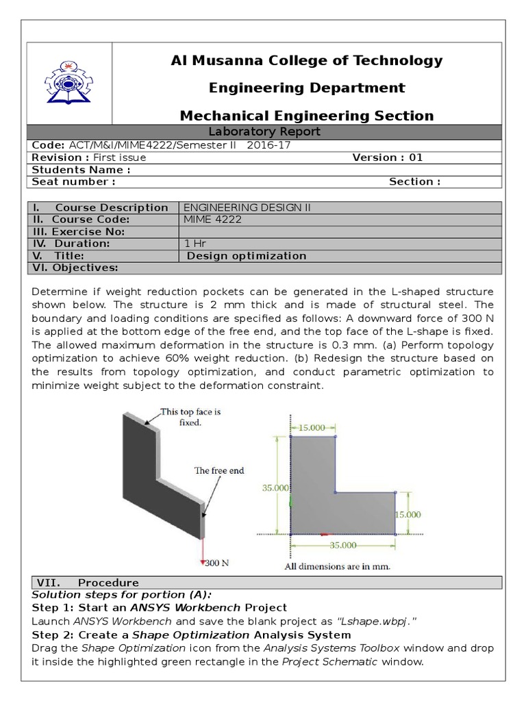 Design Optimization | PDF | Mathematical Optimization | Parameter (Computer Programming)