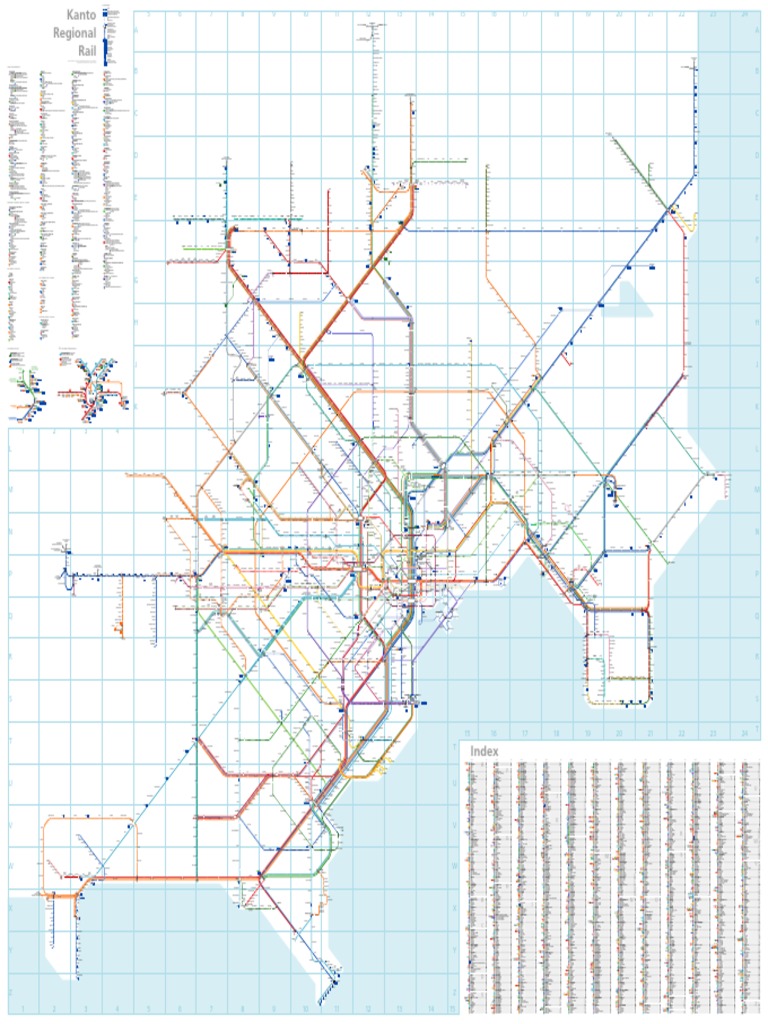 Kanto Railway Local Guide Overview | PDF
