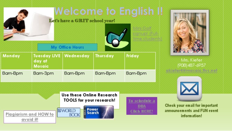 English I Course Overview and Resources | PDF