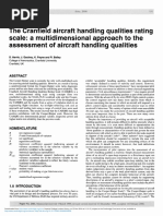 Bedford Workload Rating Scale Overview | PDF | Workload | Aviation