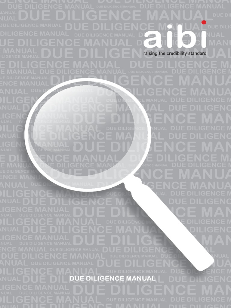 AIBI Due Diligence Manual | PDF | Due Diligence | Securities (Finance)