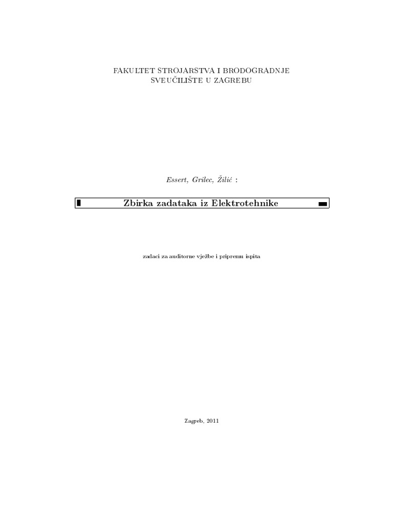 Grilec, Skripta Oet Zadaci (Matlab) | PDF