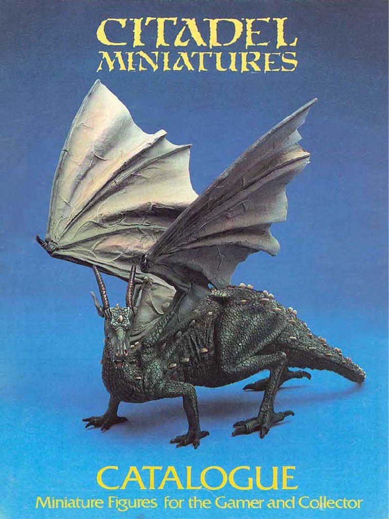 Catálogo - Citadel Miniatures 1983 PDF | PDF