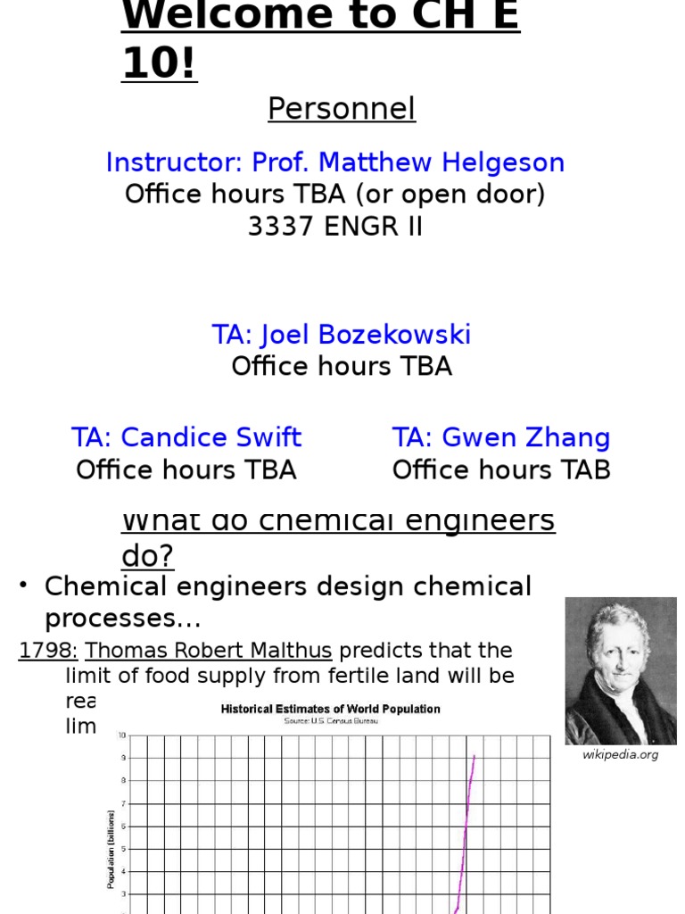 Personnel: Instructor: Prof. Matthew Helgeson | PDF | Chemical ...