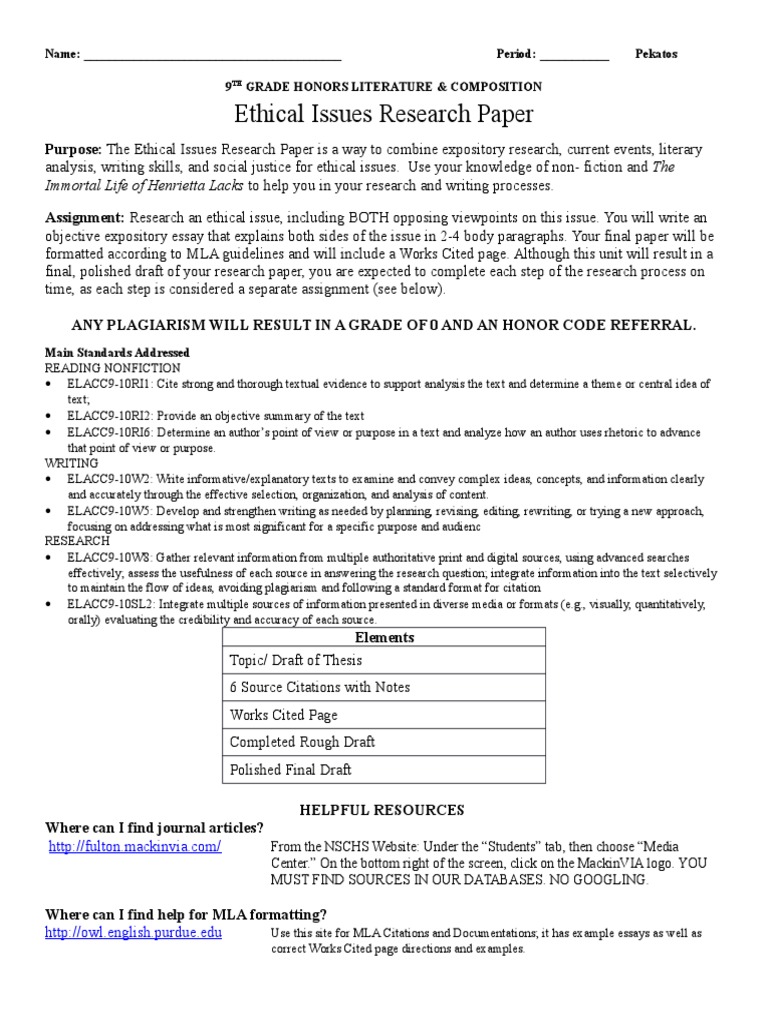 Expository Research Paper | Download Free PDF | Citation | Academic ...