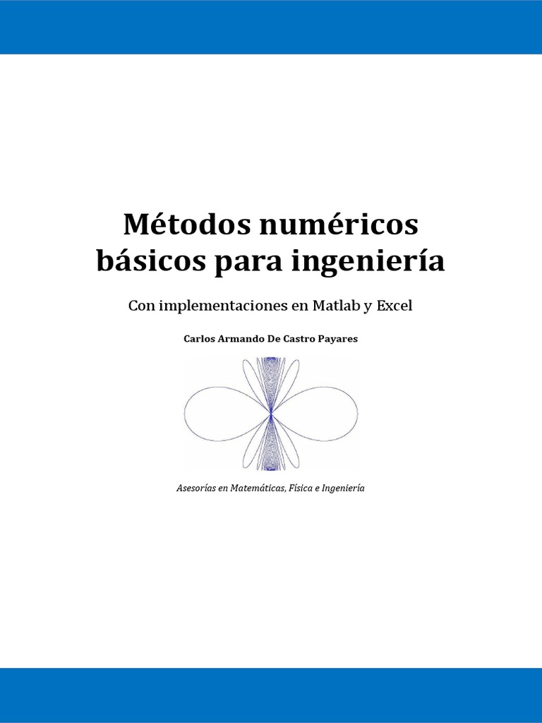 Metodos Numericos Basicos para Ingenieria PDF | PDF | Análisis numérico | Ecuaciones