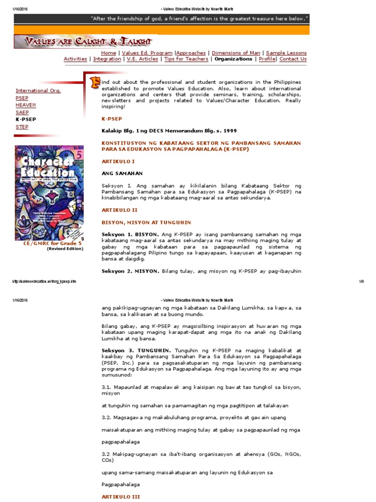 What Is K-Psep | PDF | Programs | Learning