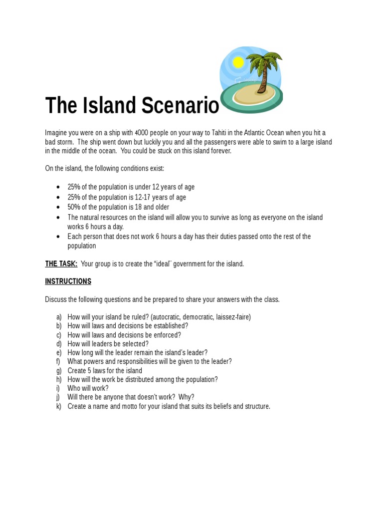 The Island Scenario | PDF | Travel