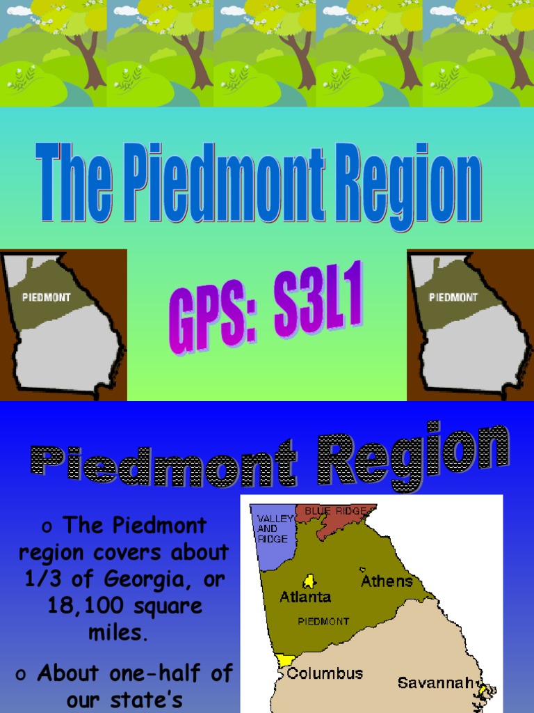 Piedmont Region 1 | PDF | White Tailed Deer | Georgia (U.S. State)