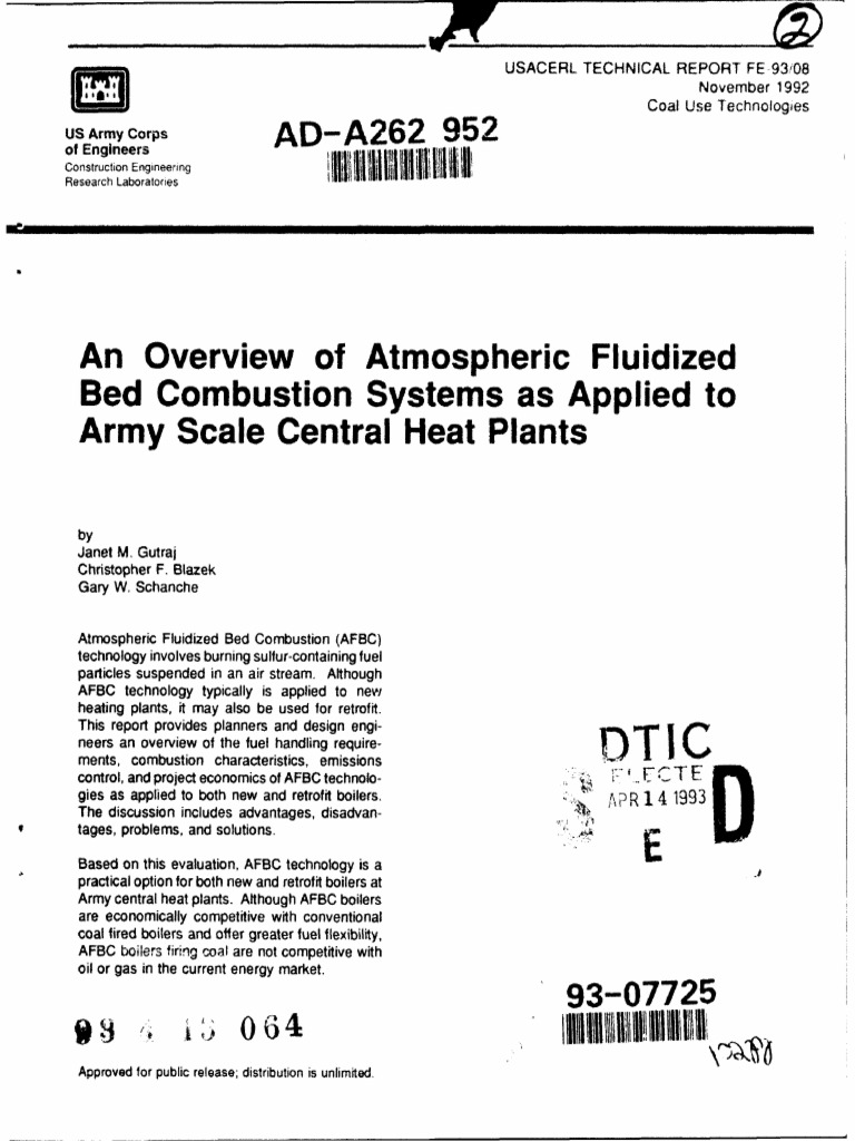 Boiler Afbc PDF | PDF | Combustion | Boiler