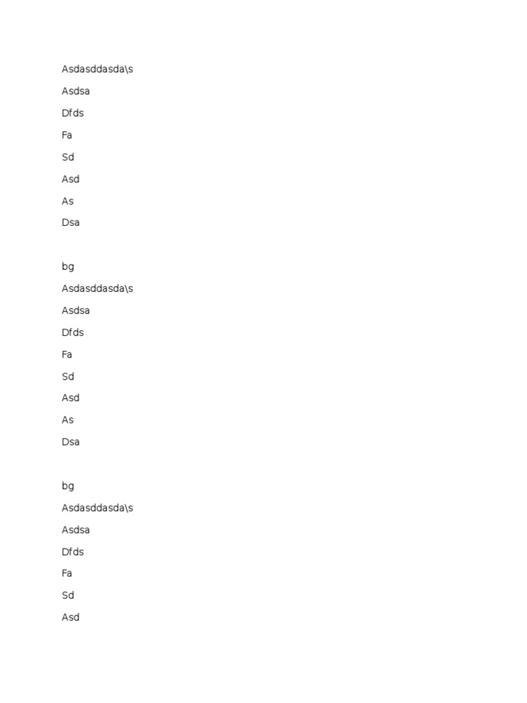 Asdasddasda/s Asdsa Dfds Fa SD Asd As Dsa | PDF