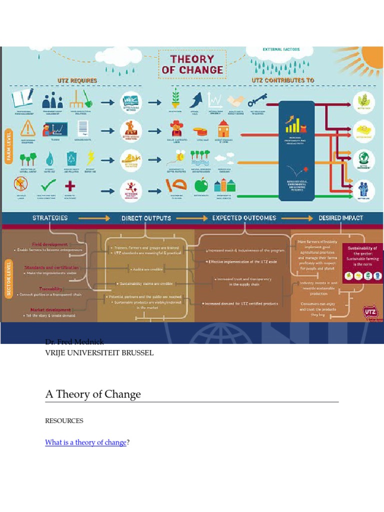 Theory of Change For Vrije Universiteit Brussel | PDF | Cognition ...