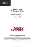 Tessent MemoryBIST RTL Flow | PDF | Electronic Design Automation | Design