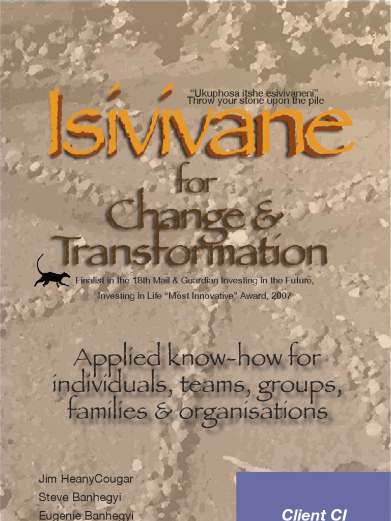 Isivivane For Change and Transformation | PDF | Dream | Storytelling
