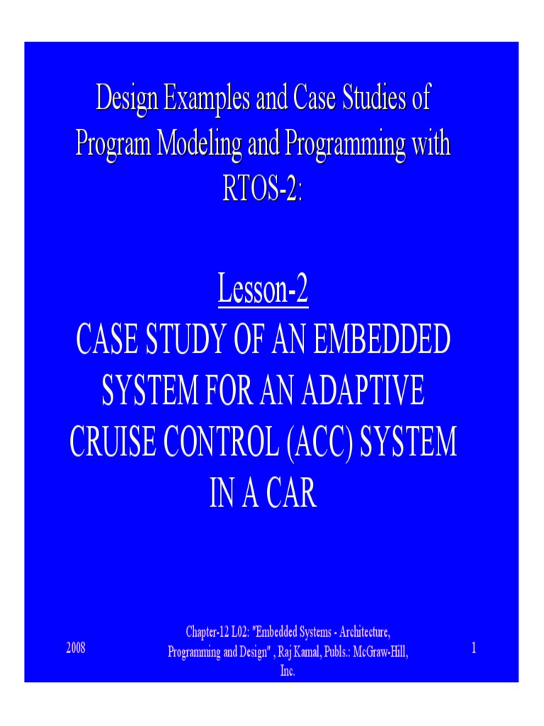 Adaptive Cruise Control System Design | PDF | Embedded System | Computing