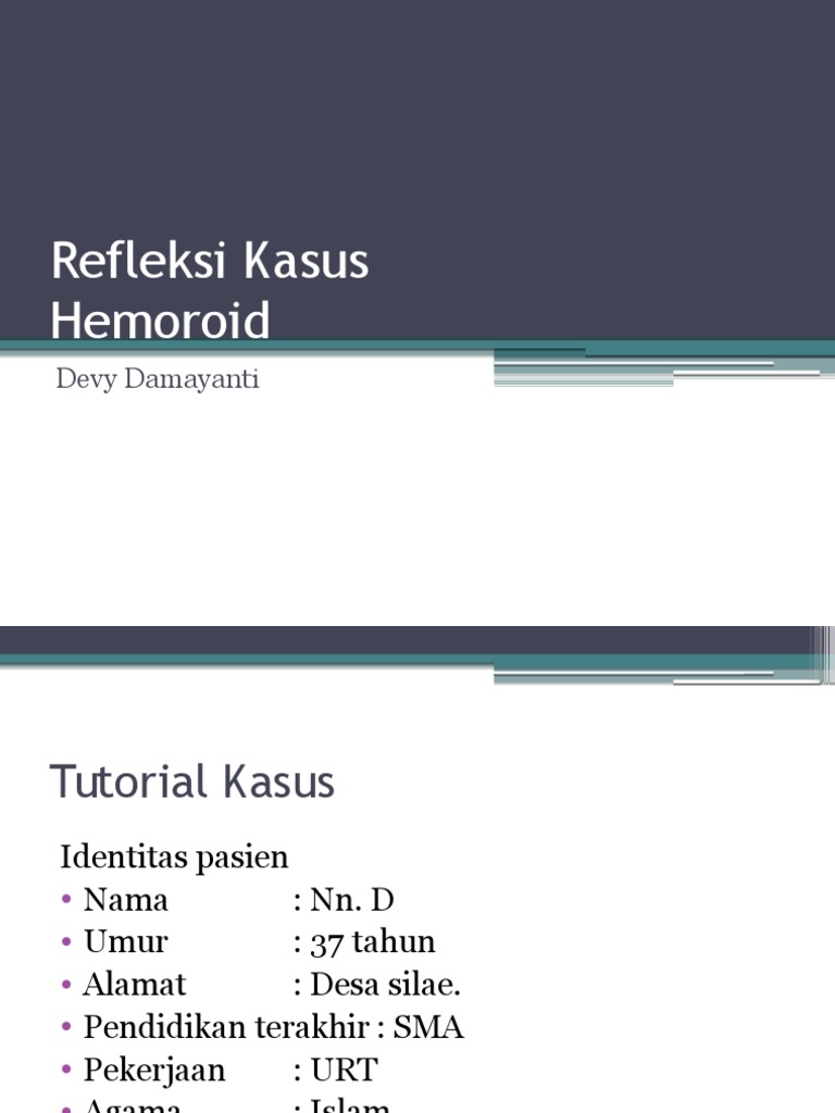 Refka Hemoroid | PDF