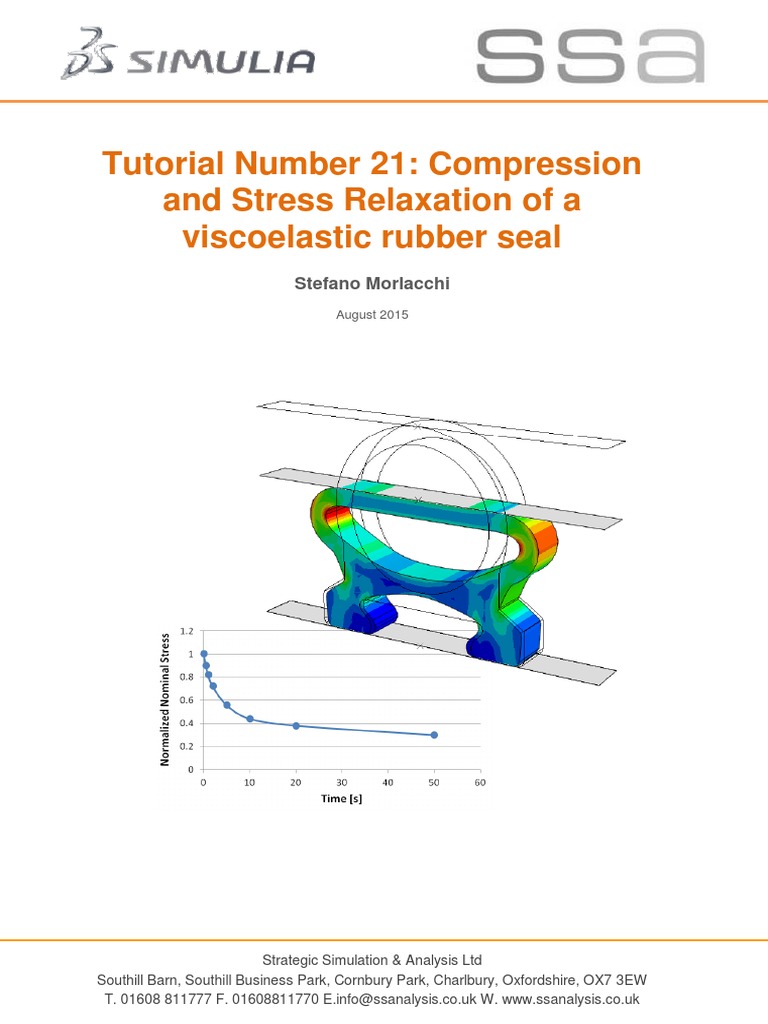 Viscoelastic Behavior of Rubber Seal | PDF