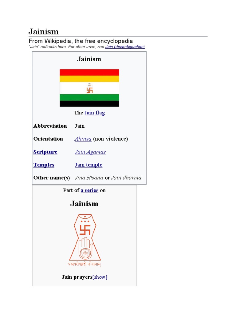 Jainism | Download Free PDF | Ahimsa | Indian Religions