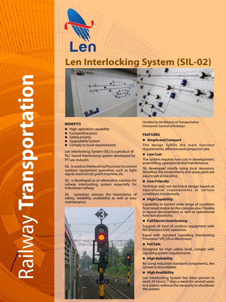 Len Interlocking System (SIL-02) : Benefits Features Simple and Compact ...