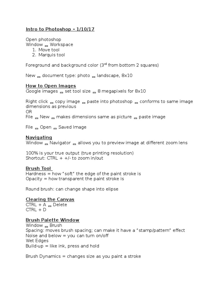 Photoshop Lecture 1 | PDF | Adobe Photoshop | Art Media