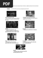 Camera Angles Movement Positions Worksheet | PDF